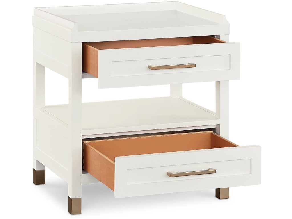 Bassett Tidewater Bedside Table Furniture Bedroom Nightstands