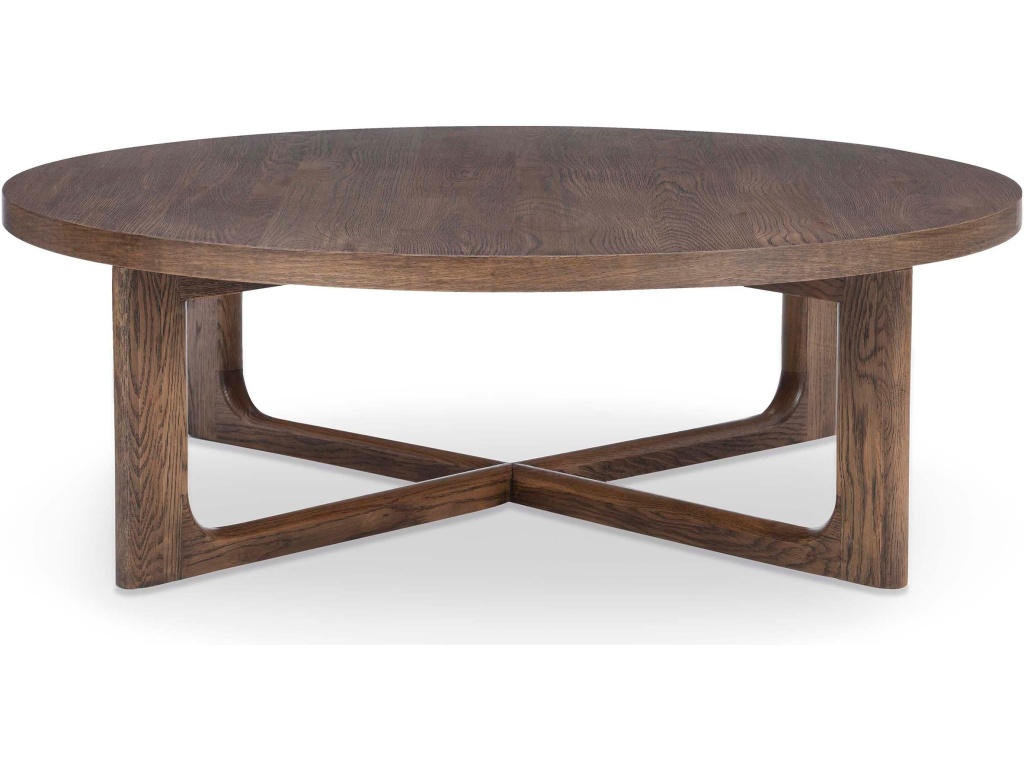 Bassett Reston Round Cocktail Table Furniture Living Room Tables