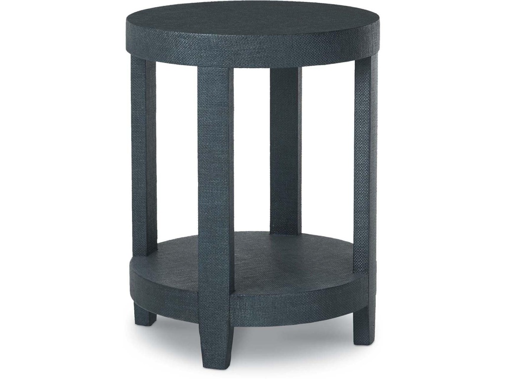 Bassett Ventura Raffia Round Lamp Table Furniture Living Room Tables