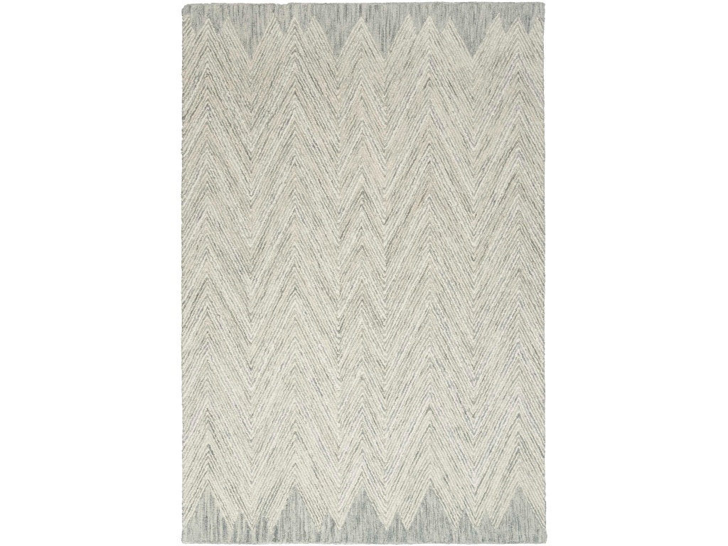 Nourison Home Interlock ITL04 Teal Rug Furniture Rugs Hand Tufted Rugs