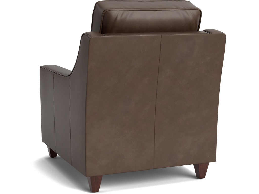 Bassett Benchmade Motion Leather Slope Arm Recliner Furniture Living ...