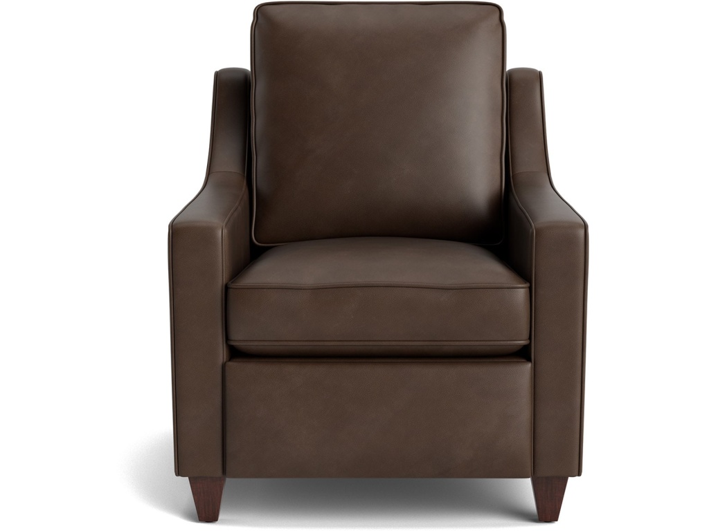 Bassett Benchmade Motion Leather Slope Arm Recliner Furniture Living ...