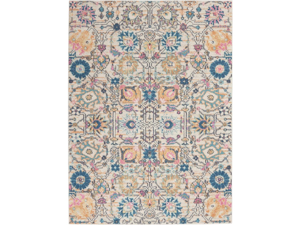 Nourison Home Passion PSN01 Ivory/Multi Rug Furniture Rugs Machine Made ...