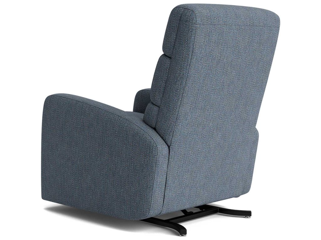 Bassett Hudson Track Arm Lay Flat Power Lift Recliner | Leather by ...