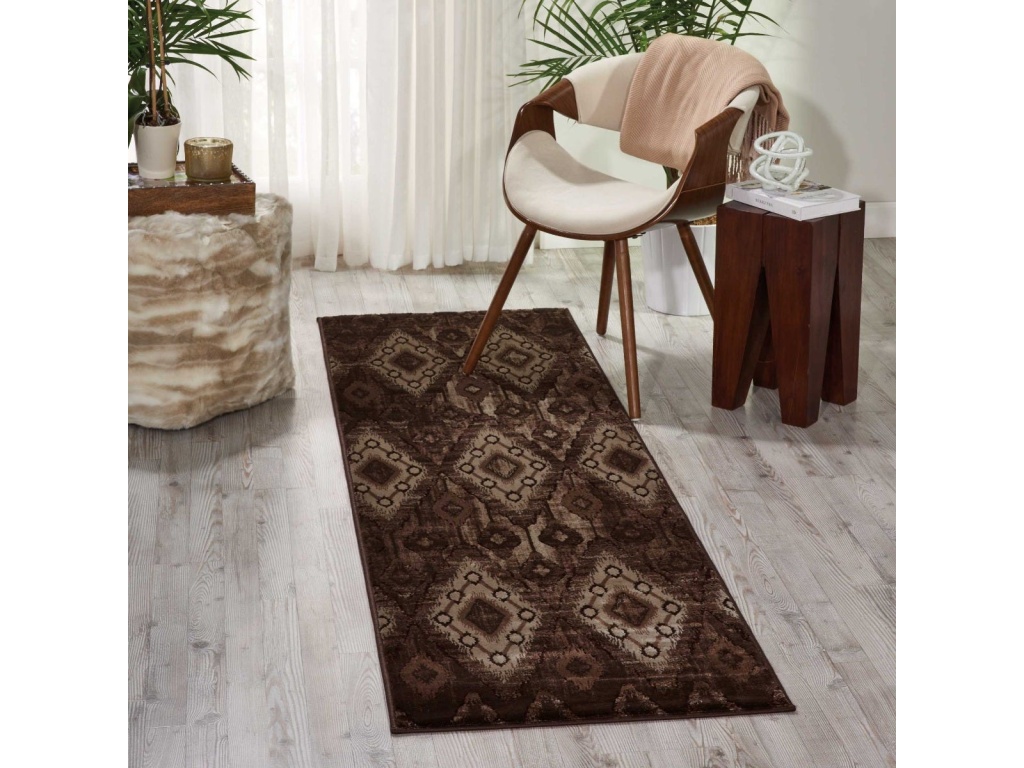Nourison Home Karma KRM02 Chocolate Rug Furniture Rugs Machine Made Rugs