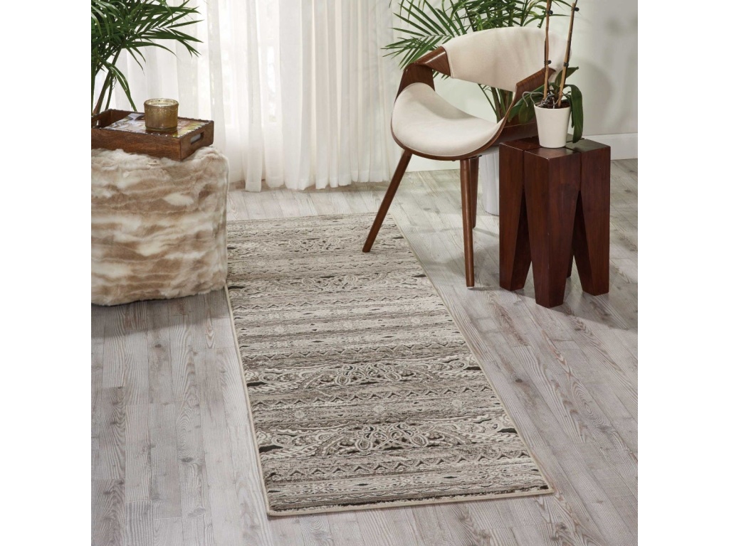 Nourison Home Karma KRM03 Beige Rug Furniture Rugs Machine Made Rugs