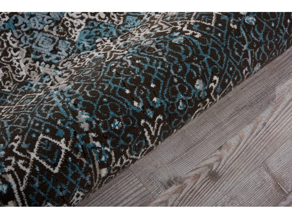 Nourison Home Karma KRM04 Blue Rug Furniture Rugs Machine Made Rugs