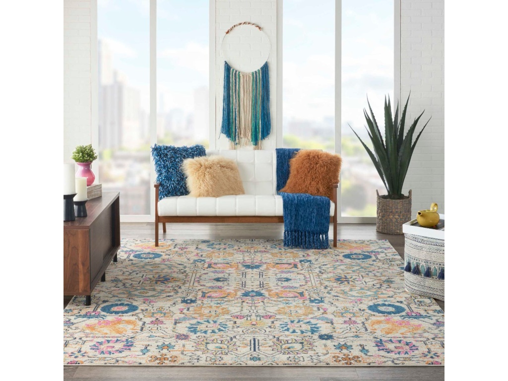 Nourison Home Passion PSN01 Ivory/Multi Rug Furniture Rugs Machine Made ...